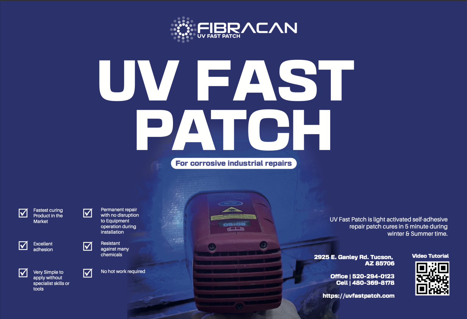UV Fast Pipe Wrap Product – FIBRACAN